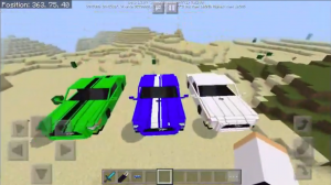 Ford Mustang GT 2015 Mod | Minecraft PE Bedrock Mods