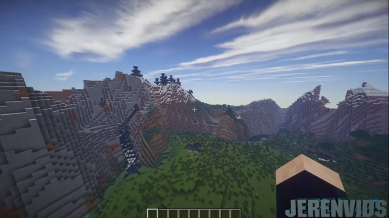 Epic Mountain Valley Seed | Minecraft PE Bedrock Seeds