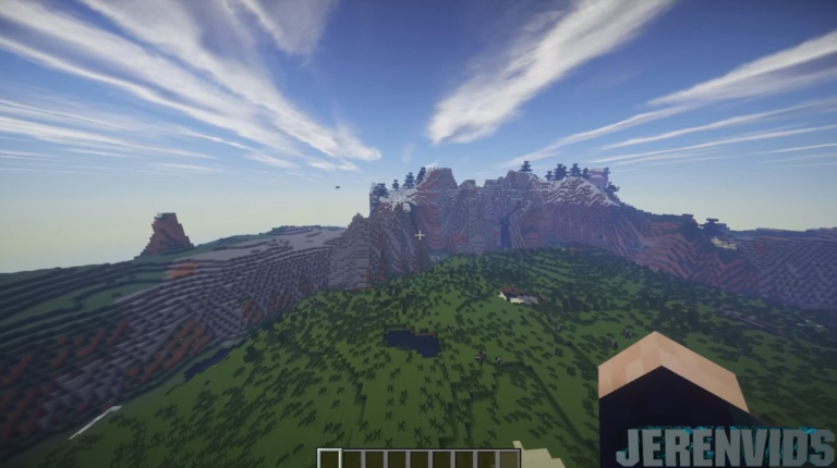 Epic Mountain Valley Seed | Minecraft PE Bedrock Seeds