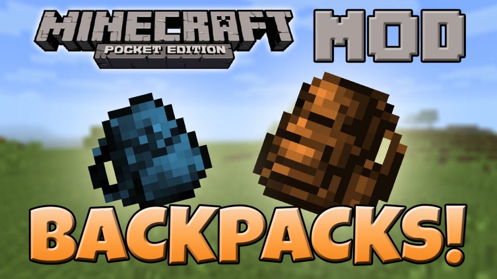 Backpacks Mod | Minecraft PE Bedrock Mods