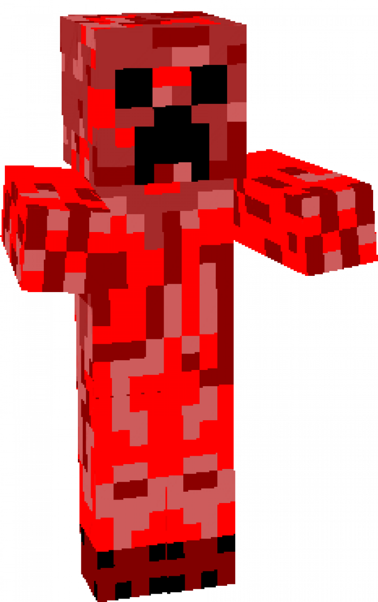 Redstone Creeper Skin | Minecraft PE Bedrock Skins