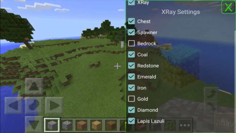 X-Ray Mod | Minecraft PE Bedrock Mods