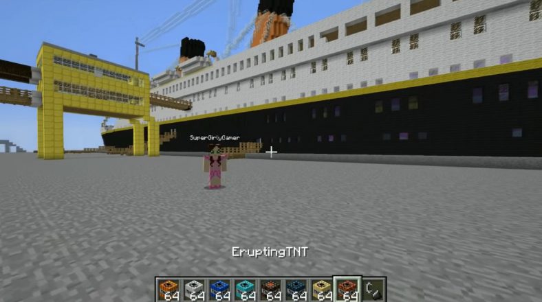 Flooding Titanic Map | Minecraft PE Bedrock Maps