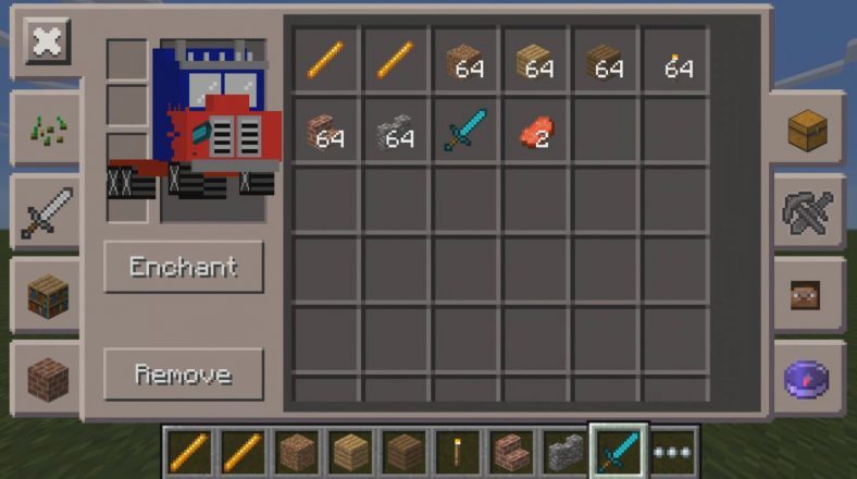 Transformers Mod | Minecraft PE Bedrock Mods
