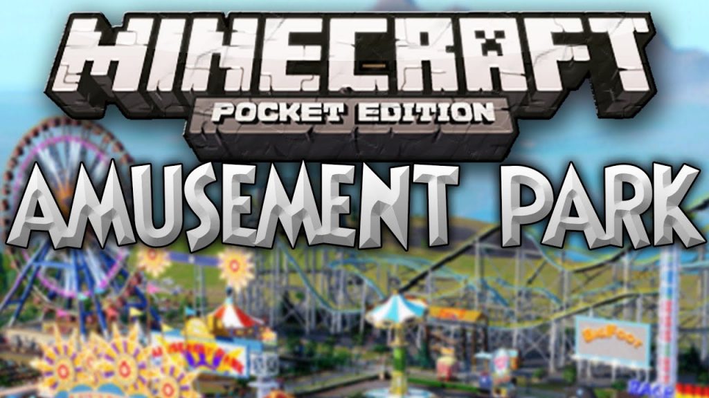 AM Land Amusement Park Map | Minecraft PE Bedrock Maps