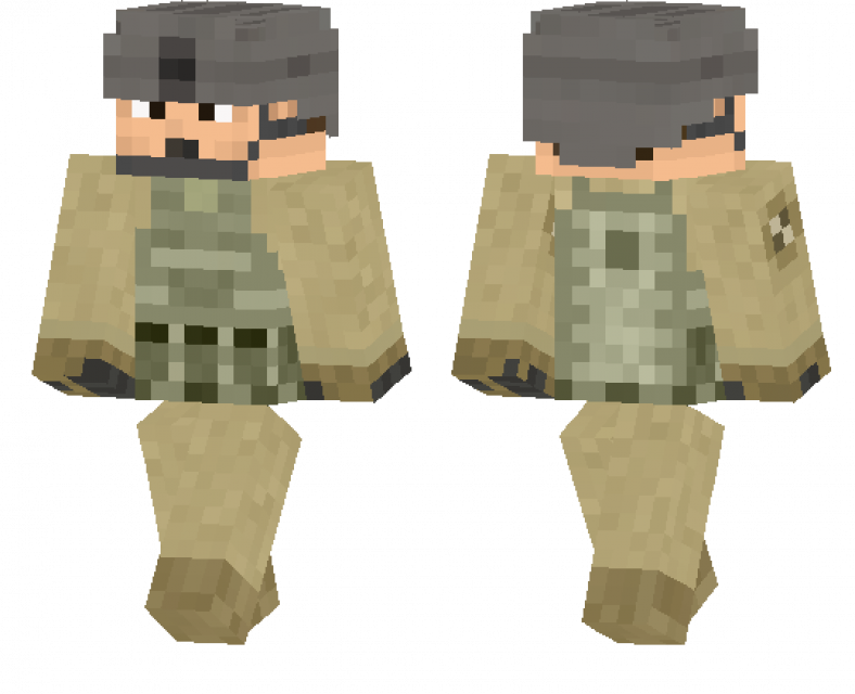 Army Pilot Skin | Minecraft PE Bedrock Skins