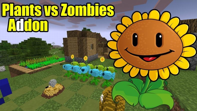 Plant VS Zombie Mod | Minecraft PE Bedrock Mods