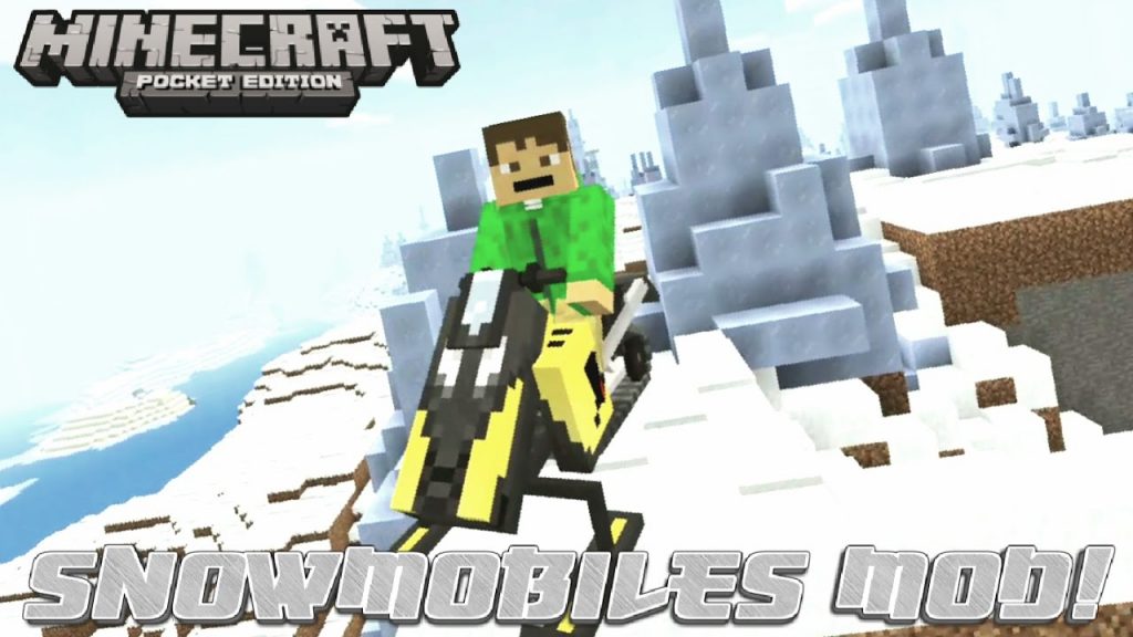 SnowMobile Mod | Minecraft PE Bedrock Mods