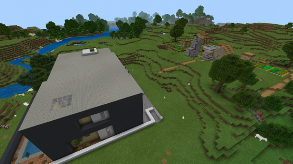 SG Birch - Castle House Mansion Map | Minecraft PE Bedrock Maps