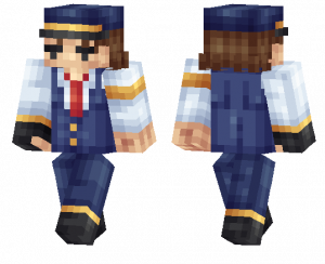 Steampunk Train Conductor Skin | Minecraft PE Bedrock Skins