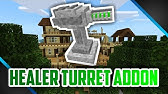 Healer Turret Addon | Minecraft PE Bedrock Addons, Minecraft PE Bedrock ...