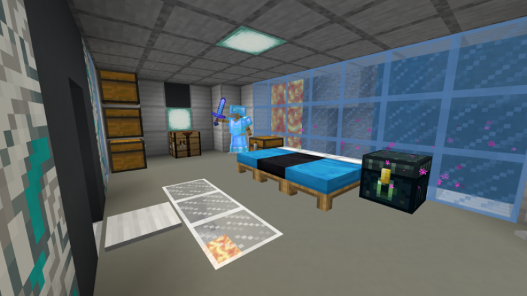 underground-ravine-base-map-minecraft-pe-bedrock-maps