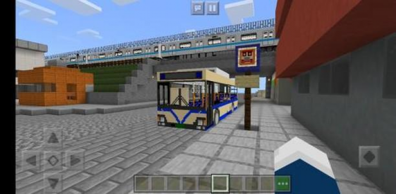 Bus Addon | Minecraft PE Bedrock Addons, Minecraft PE Bedrock Mods