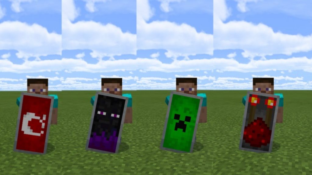 How To Put A Banner On Shield In Minecraft Bedrock 1 14 Best Banner 