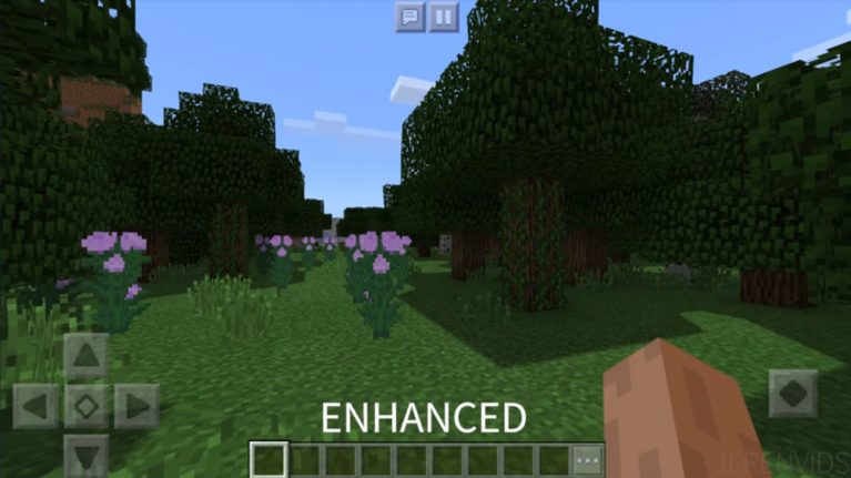 Enhanced Vanilla Shader Texture Pack | Minecraft PE Bedrock Texture Packs