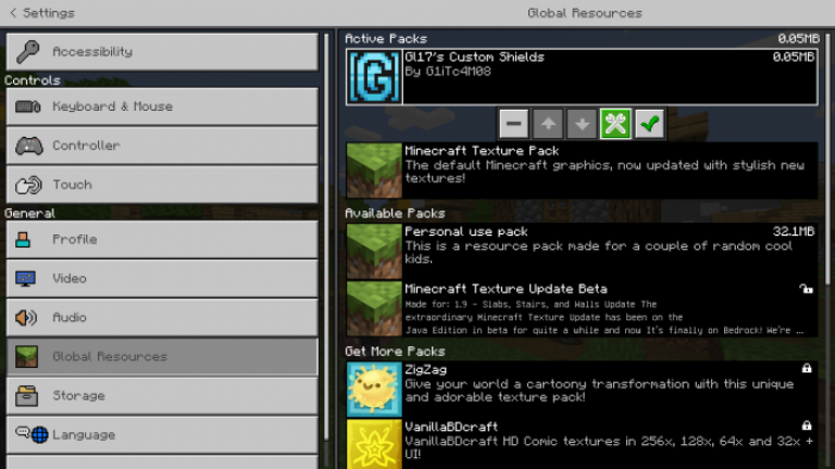 Gl17’s Custom Shields 1 Mod | Minecraft PE Bedrock Addons, Minecraft PE ...