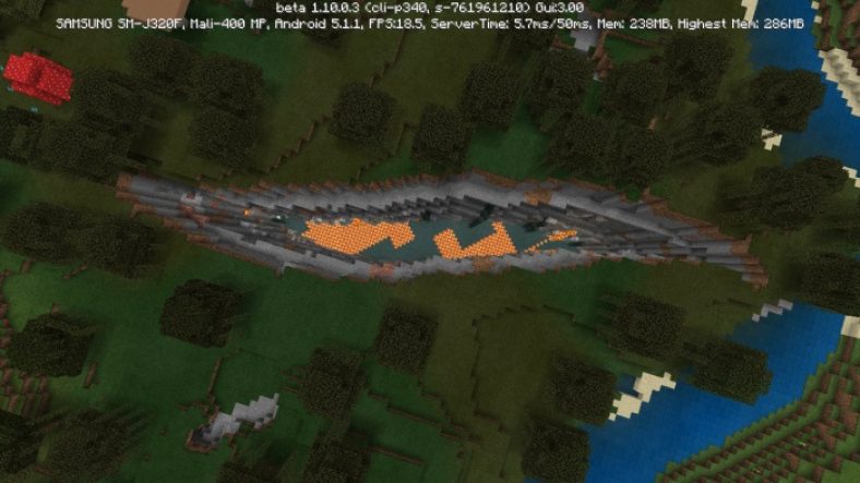 Huge Swamp Ravine Seed | Minecraft PE Bedrock Seeds