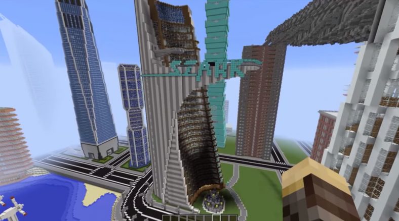 FoxCo Tower (Avengers Tower) Map | Minecraft PE Bedrock Maps