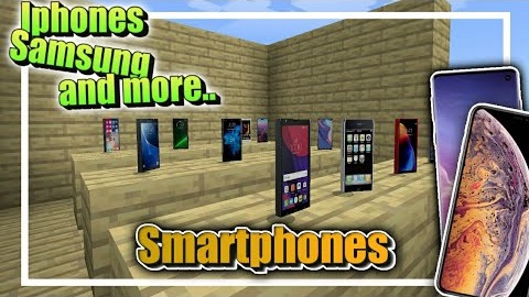 Poket Smartphones Addon | Minecraft PE Bedrock Addons