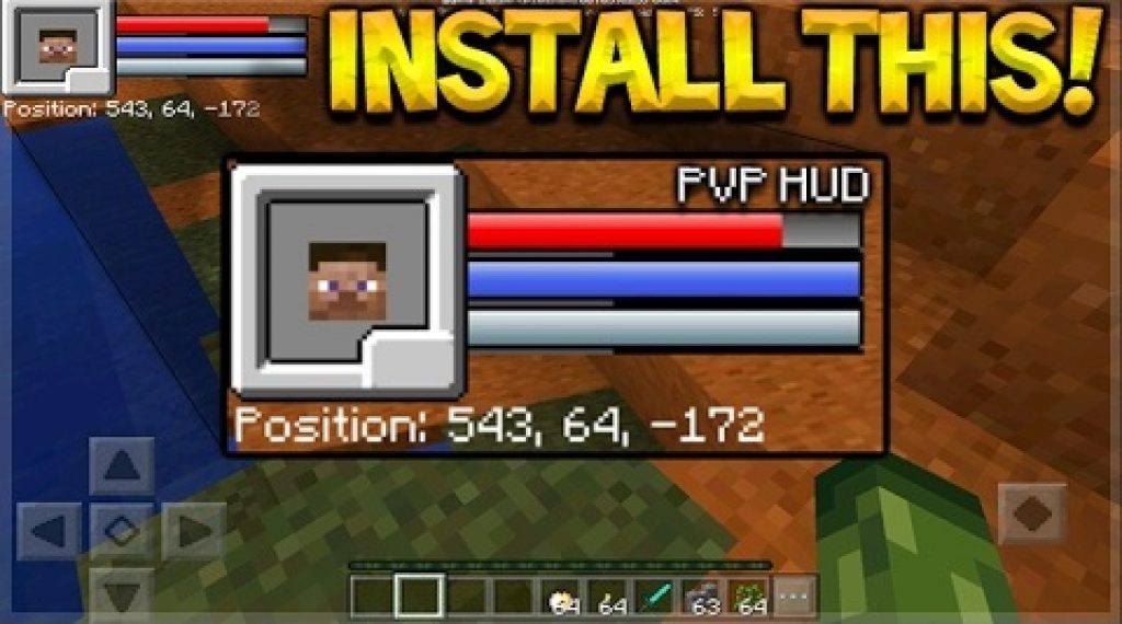 Adventurous Hud Texture Pack | Minecraft PE Bedrock Texture Packs