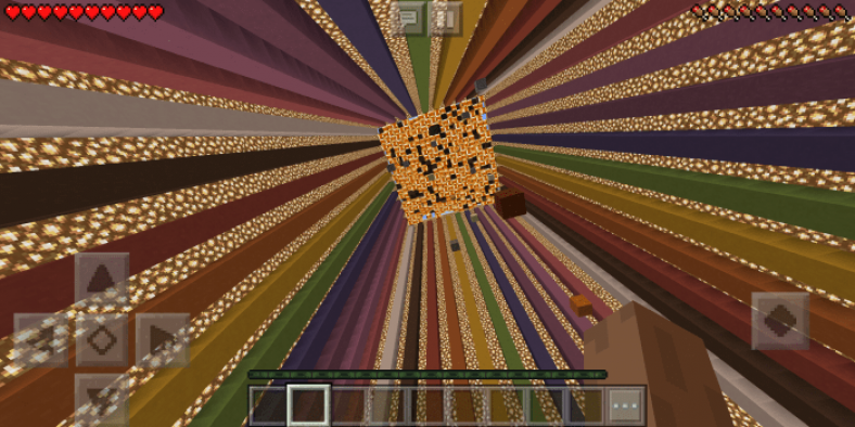 Sand And Gravel Free Fall Map | Minecraft PE Bedrock Maps