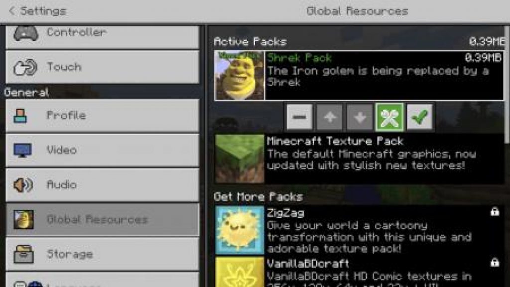 Shrek Texture Pack | Minecraft PE Bedrock Texture Packs