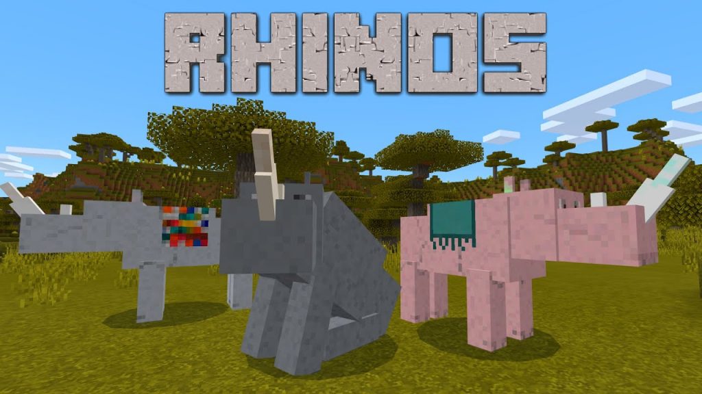 RHINOS Addon | Minecraft PE Bedrock Addons