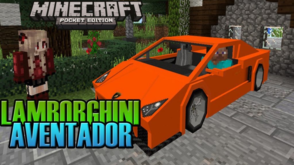 Lamborghini Aventador Addon | Minecraft PE Bedrock Addons