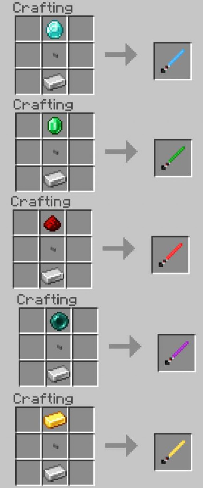 Simple Lightsabers Addon | Minecraft PE Bedrock Addons