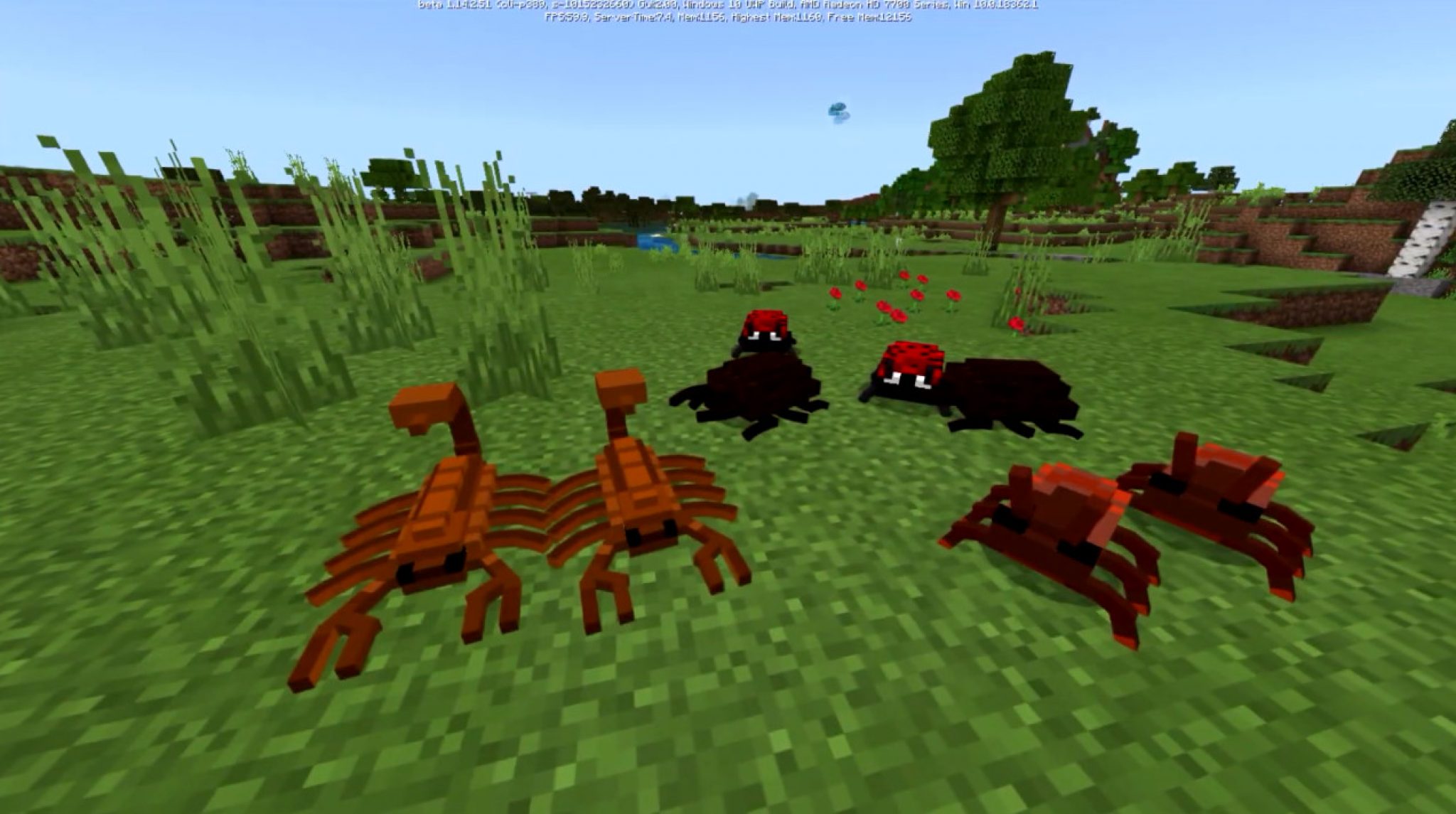 Insects Addon | Minecraft PE Bedrock Addons