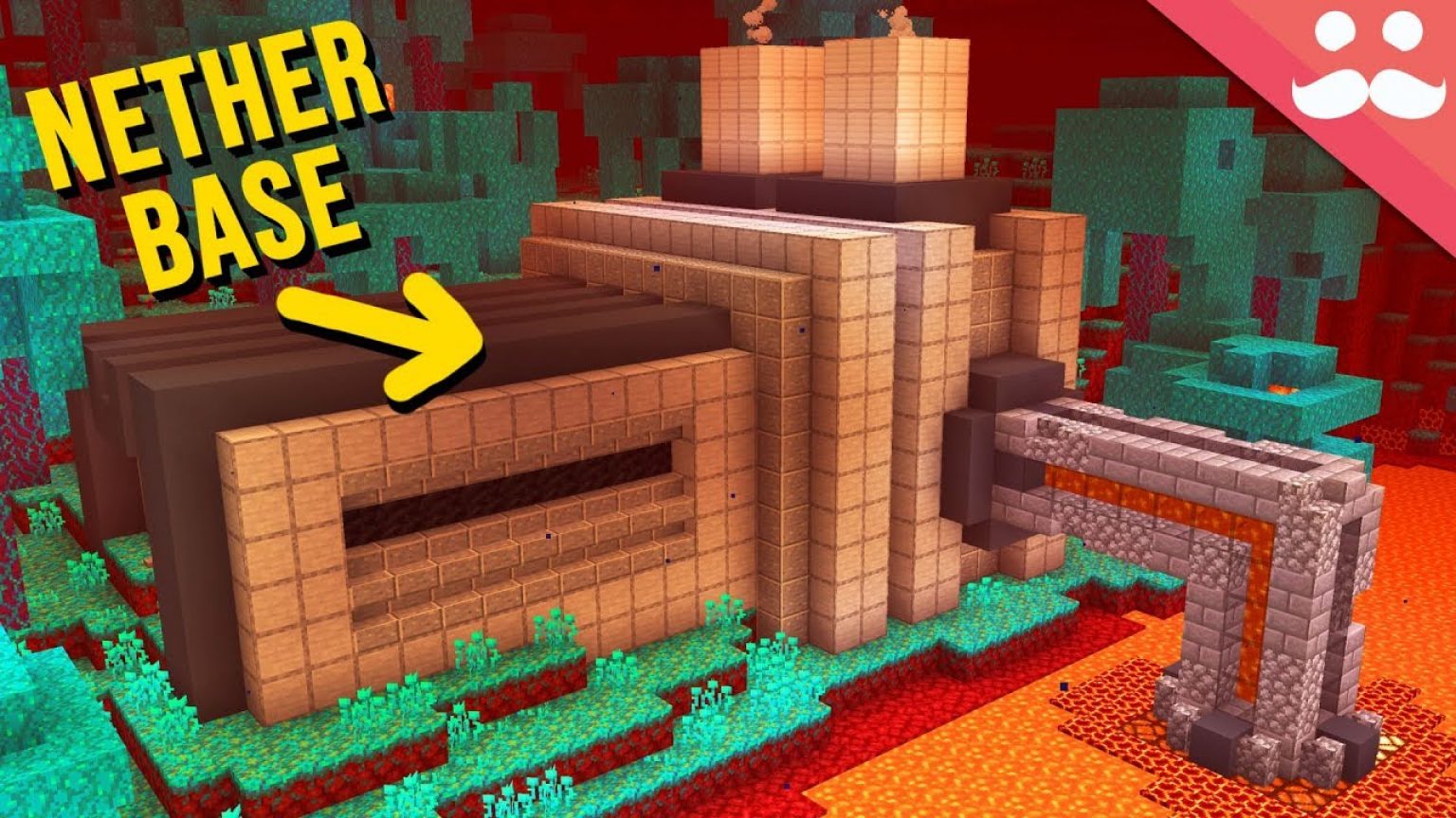Nether Survival Base Map | Minecraft PE Bedrock Maps