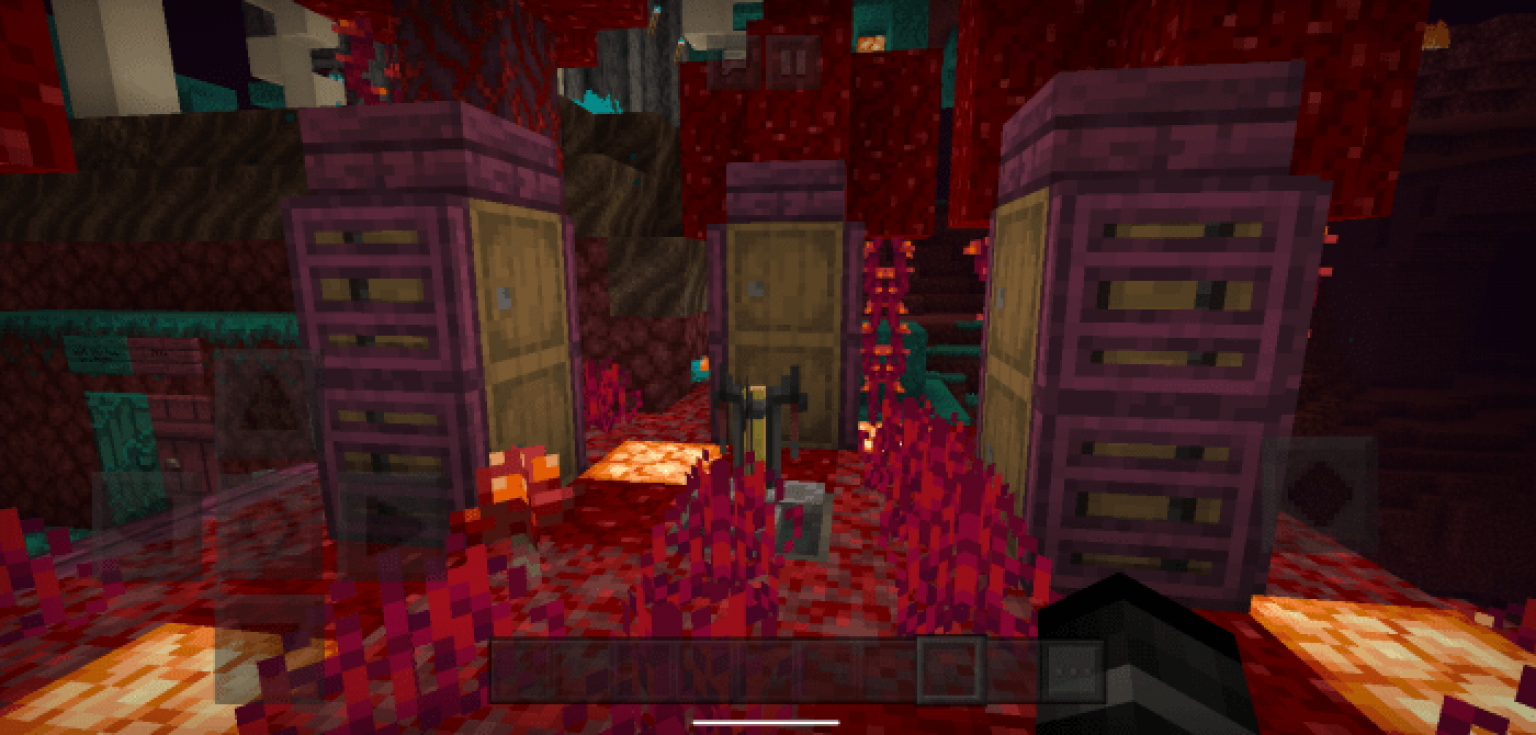 Nether Survival Base Map | Minecraft PE Bedrock Maps