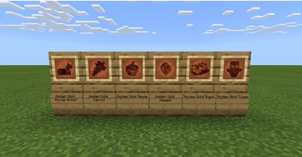 Molten Gold Texture Pack | Minecraft PE Bedrock Texture Packs