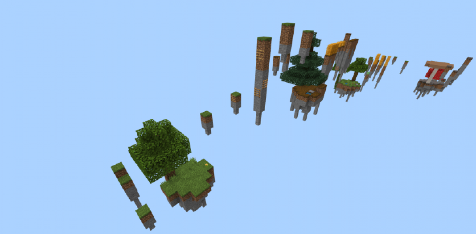 The Sky Parkour Map | Minecraft PE Bedrock Maps