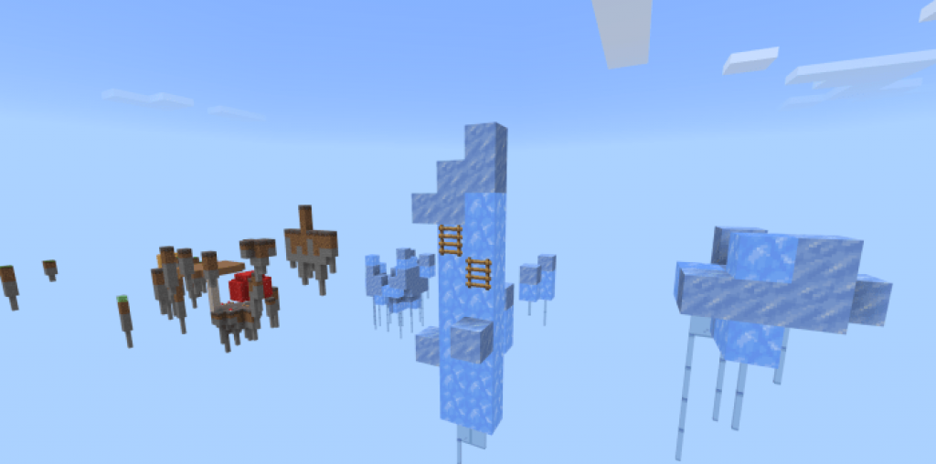 The Sky Parkour Map | Minecraft PE Bedrock Maps