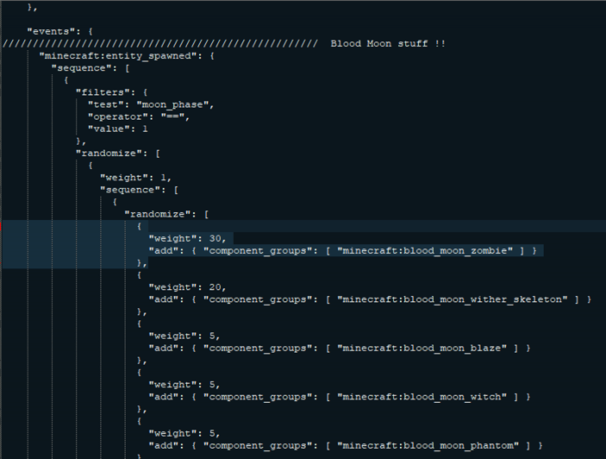 CS_BloodMoon Addon | Minecraft PE Bedrock Addons