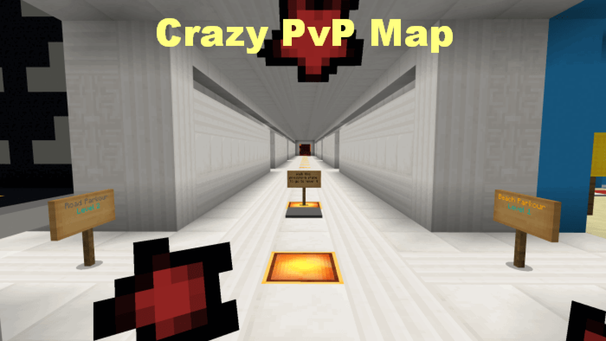Crazy PvP Map | Minecraft PE Bedrock Maps