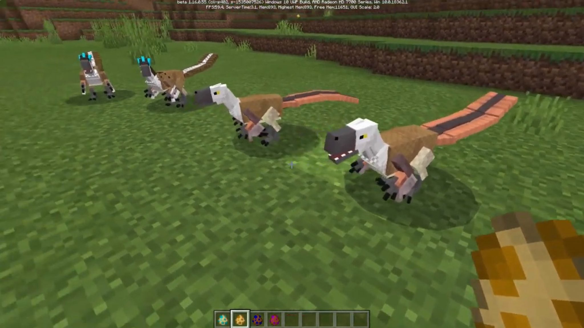 Raptors Project Addon | Minecraft PE Bedrock Addons