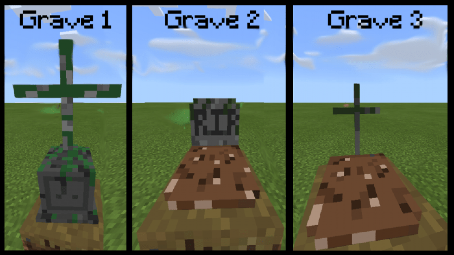 Graves Addon | Minecraft PE Bedrock Addons