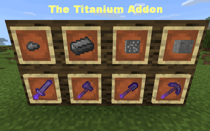 The Titanium Addon | Minecraft PE Bedrock Addons