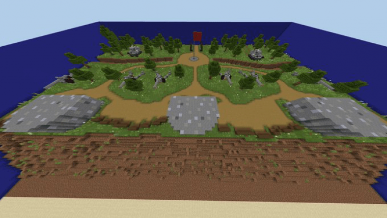 D-Day Battle Map | Minecraft PE Bedrock Maps