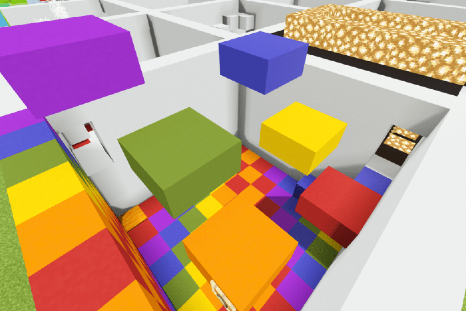 Minecraft Grid Map | Minecraft PE Bedrock Maps