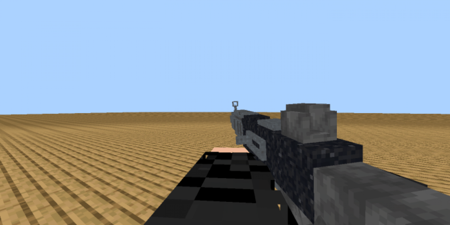 3D Guns & Weapons Addon | Minecraft PE Bedrock Addons