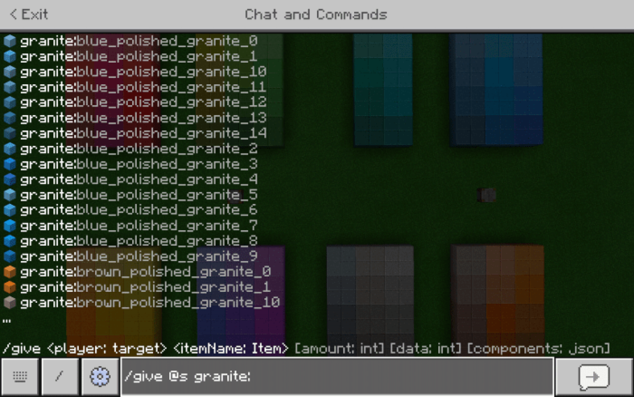 More Polished Granite Colors Mod | Minecraft PE Bedrock Mods