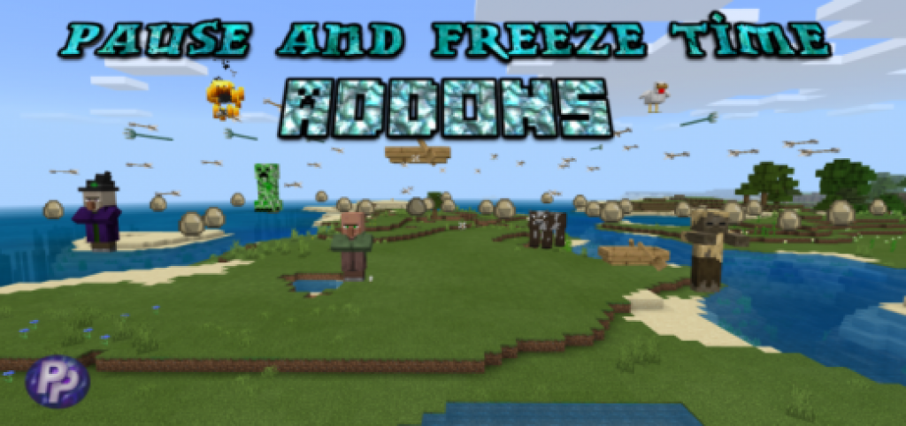 Pause & Freeze Time Mod | Minecraft PE Bedrock Mods