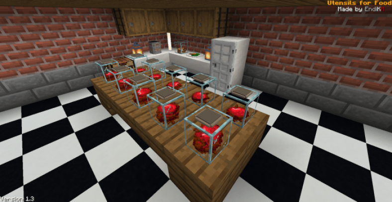 Utensils for Food Addon | Minecraft PE Bedrock Addons