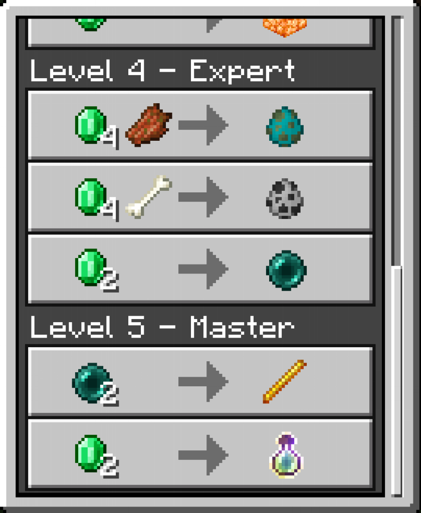 OP Villager Trades Mod | Minecraft PE Bedrock Mods