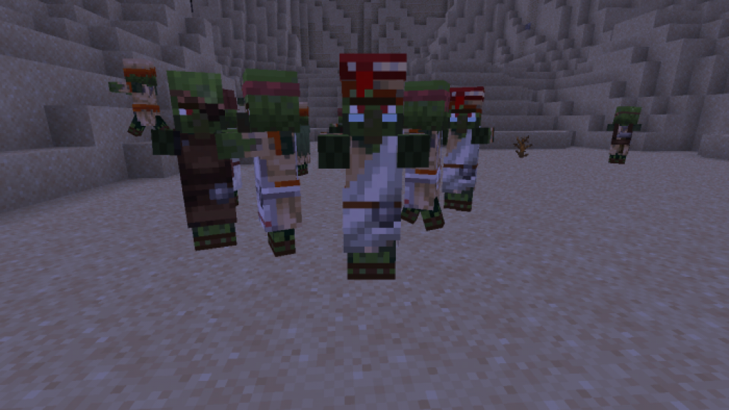 Zombie Villager Varients Addon | Minecraft PE Bedrock Addons