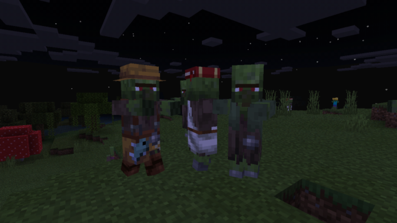 Zombie Villager Varients Addon | Minecraft PE Bedrock Addons