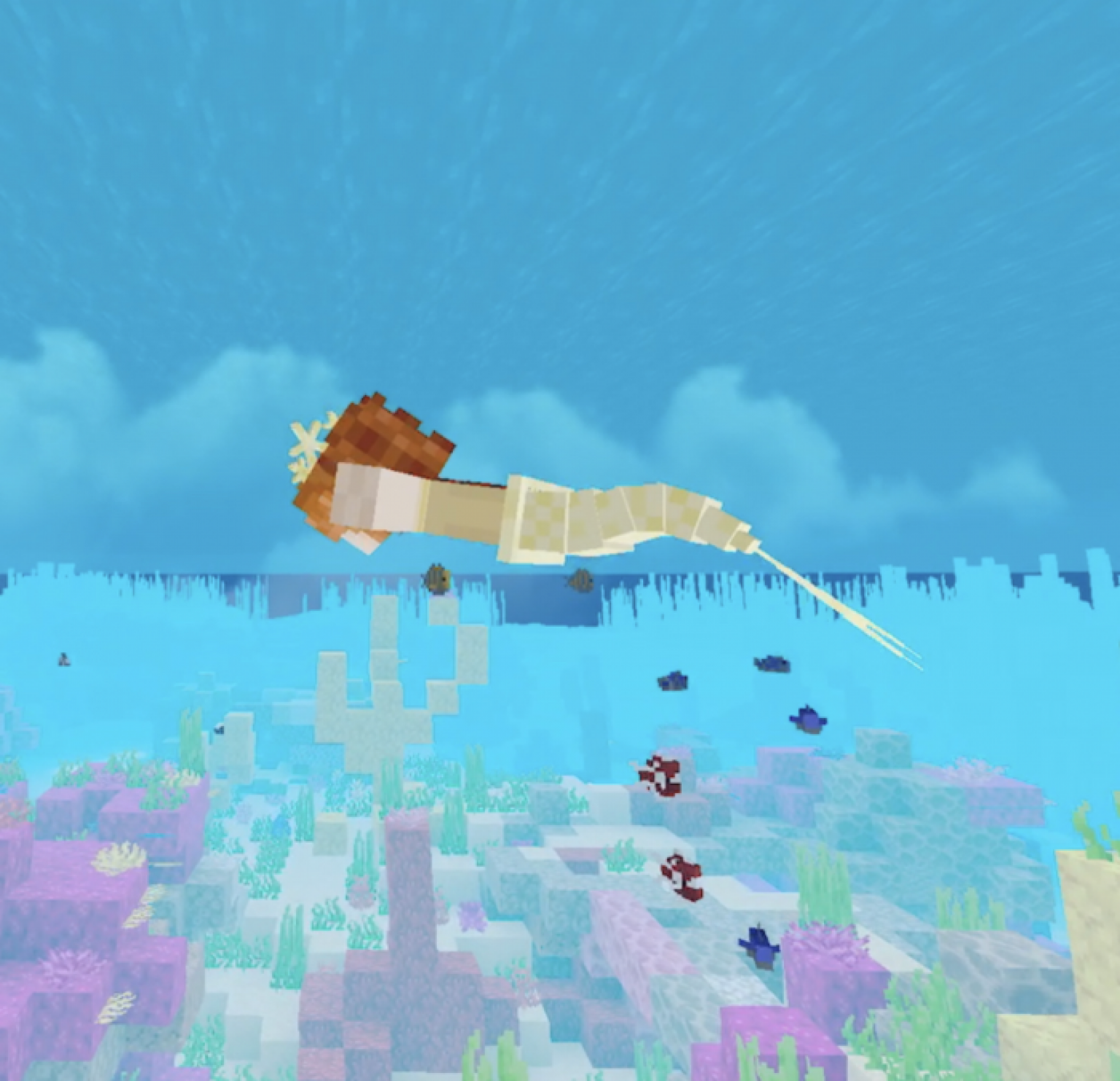 Mermaid Craft Addon | Minecraft PE Bedrock Addons